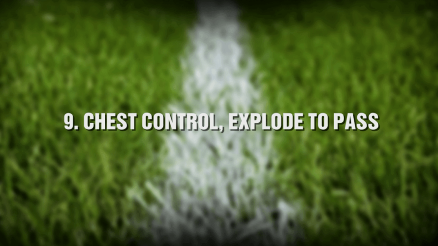 Chest Control Explode & Pass - My Personal Football Coach