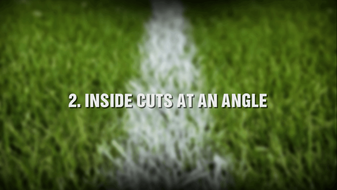 Inside cuts an angle - My Personal Football Coach