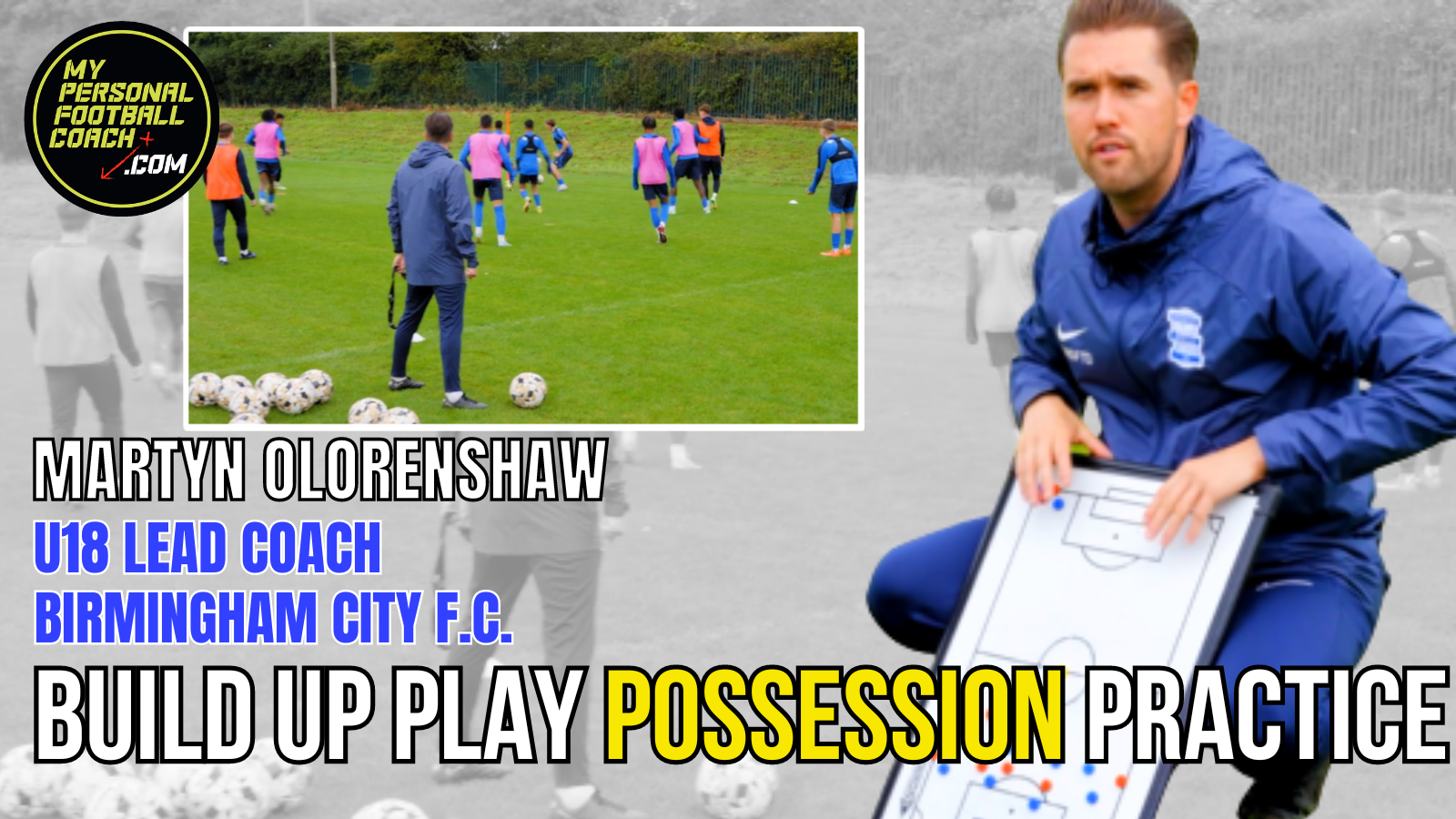 Build Up Play Possession Practice - My Personal Football Coach