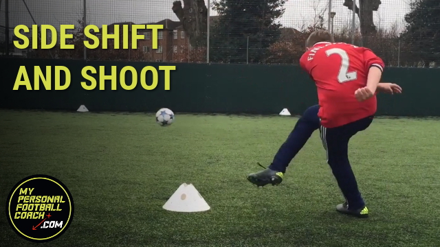 Youth Soccer Training Drill - Side Shift & Shoot