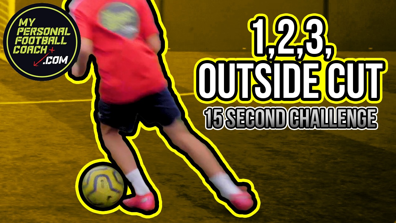 1,2,3 Outside Cut 15 Second Challenge - My Personal Football Coach